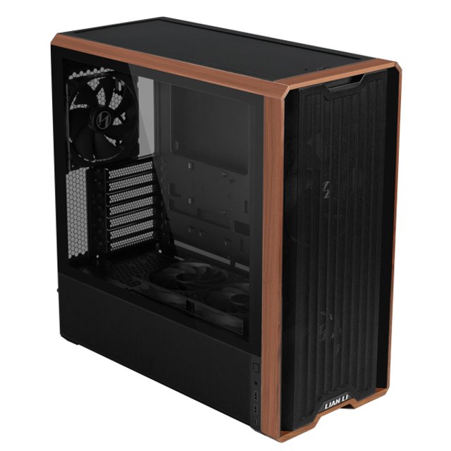 Gabinete Lian Li Lancool 217 Wood Edtion, Mid Tower, ATX, Vidro ...