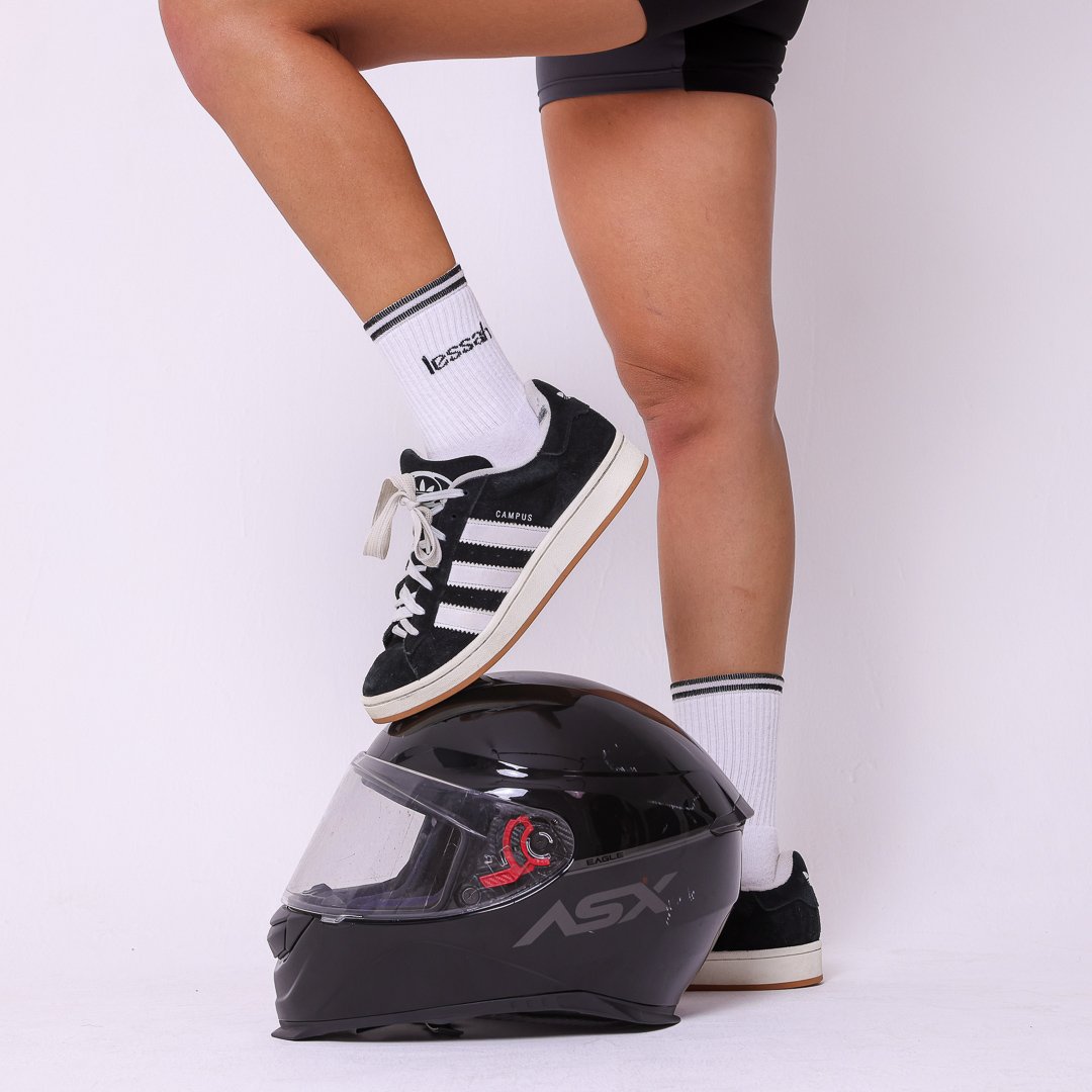 Meia Lessah Branca | Lessah