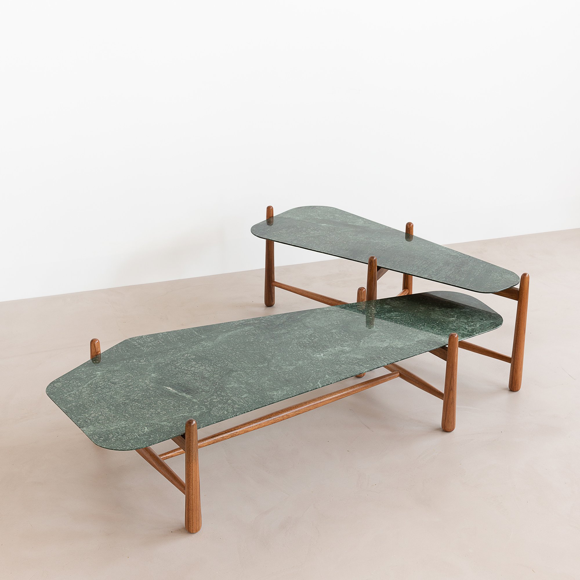 Mesa Centro Piedras Tampo Pietra Fina | Coleção Palermo | Oslo Design