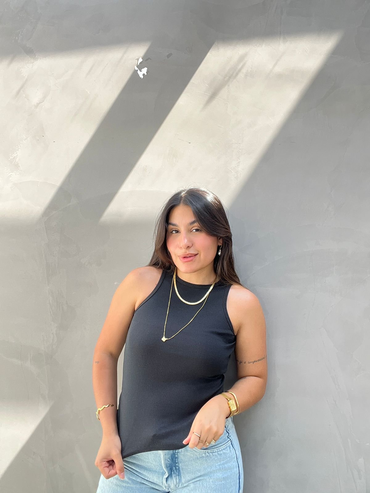 Regata basic sem gola | Go girl