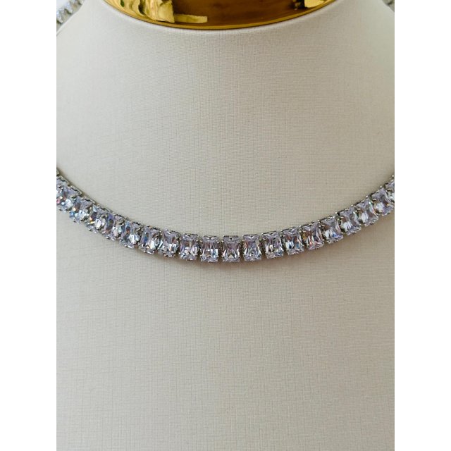 Colar Riviera Quadrado | Mania Feminina