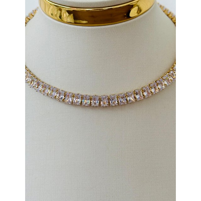 Colar Riviera Quadrado | Mania Feminina