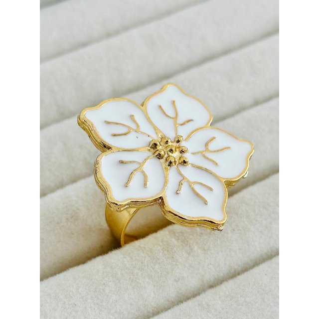 Anel Flor Amelia | Mania Feminina