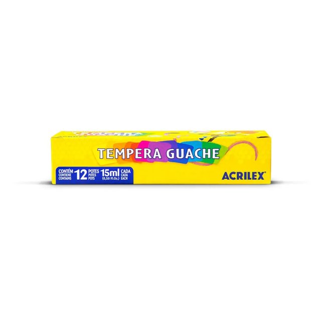 Tinta Guache - 12 cores - Acrilex | Sonho de Festa | Lembranças ...