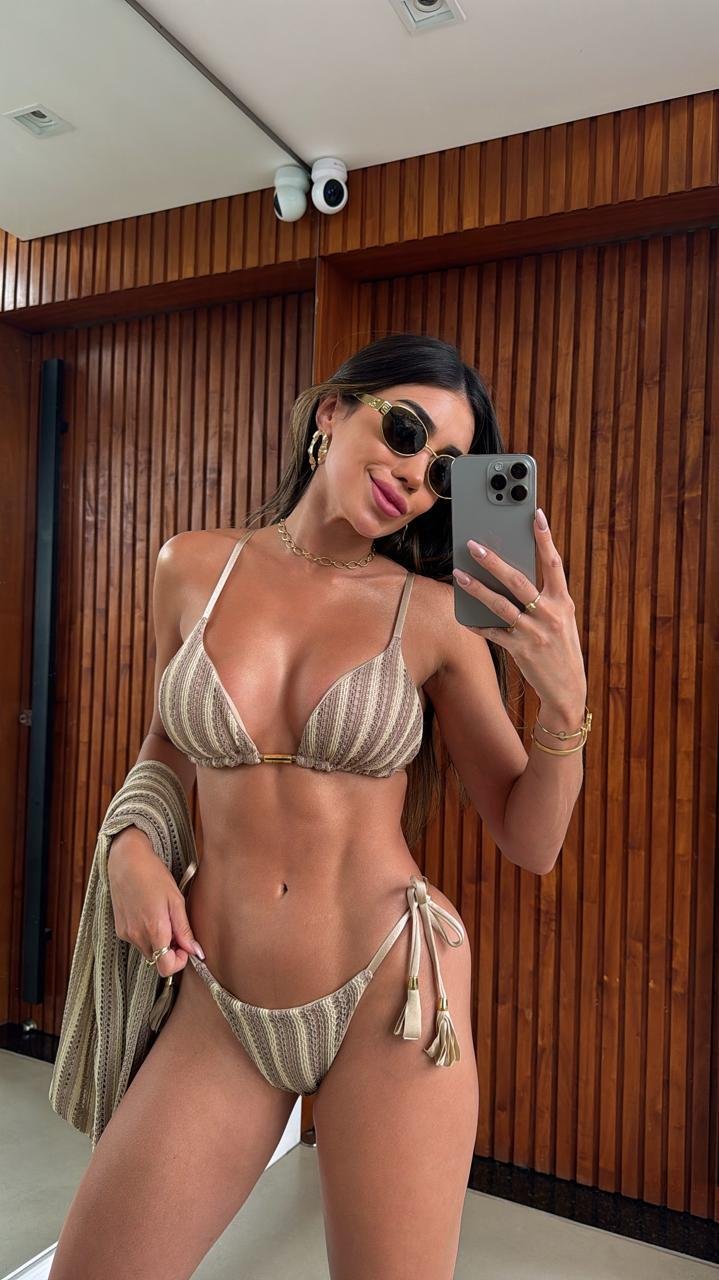 Biquíni Elloah Tricot Vanilla Nude | Emilitta Beachwear