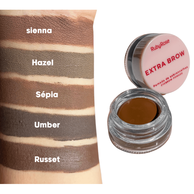 Pomada de Sobrancelhas Extra Brow Ruby Rose 5,3g | SuperGloss