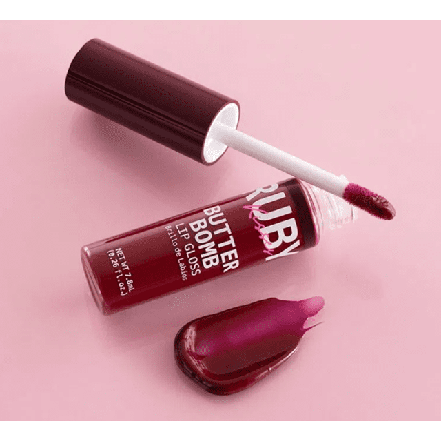 Lip Gloss Butter Bomb Ruby Kisses by Kiss New York | SuperGloss