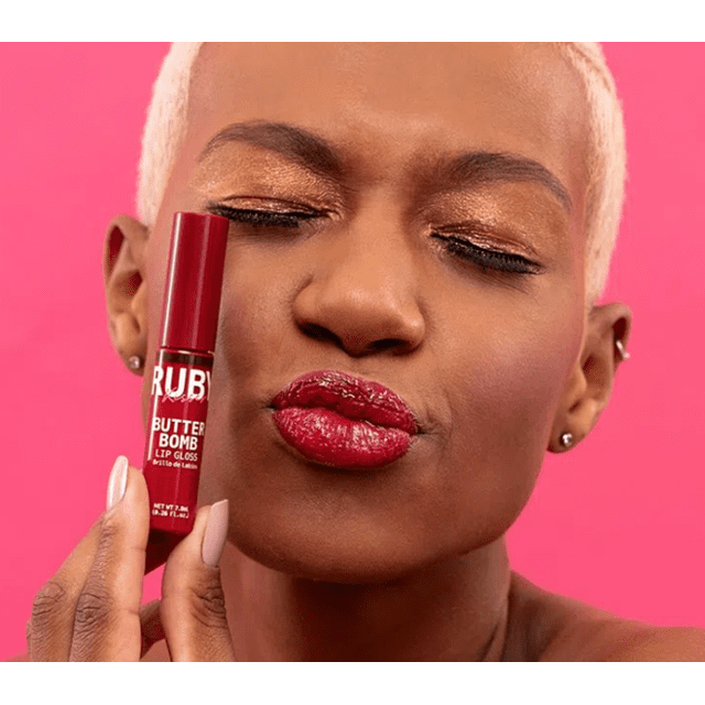 Lip Gloss Butter Bomb Ruby Kisses by Kiss New York | SuperGloss