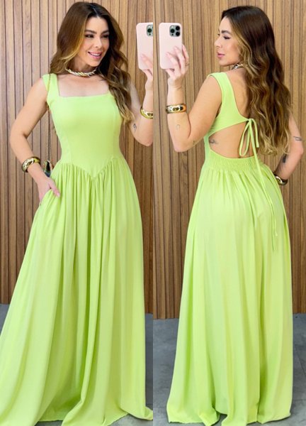 Vestido Alana - Lima | Guria Store