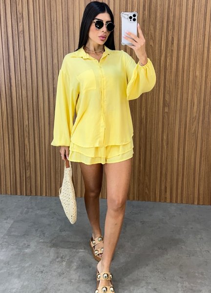 Conjunto Capri - Amarelo | Guria Store