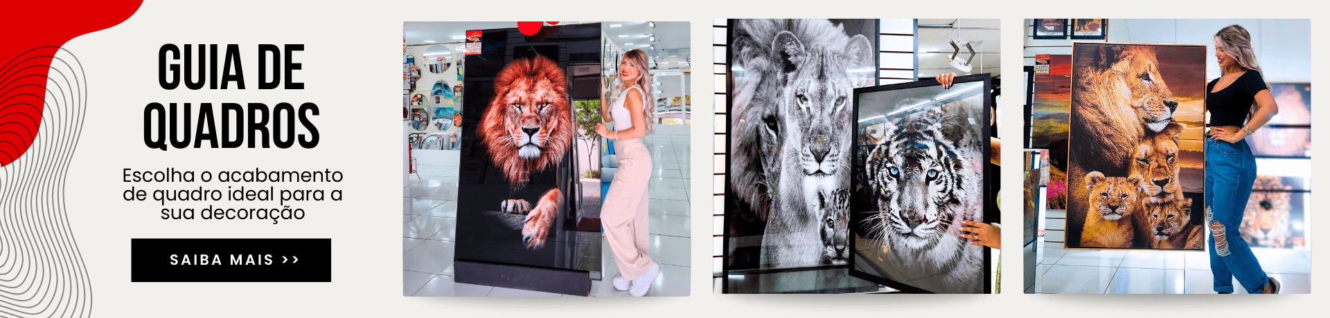 Guia de Quadros | Conheça os diferentes acabamentos | Rei dos Quadros