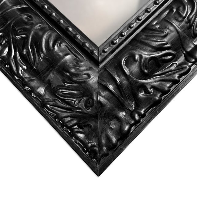 Espelho de Cristal com Moldura Provençal 89x89 | Rei dos Quadros