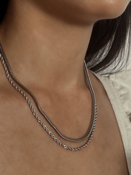Colar Snake Malha Fina | Anja Místika