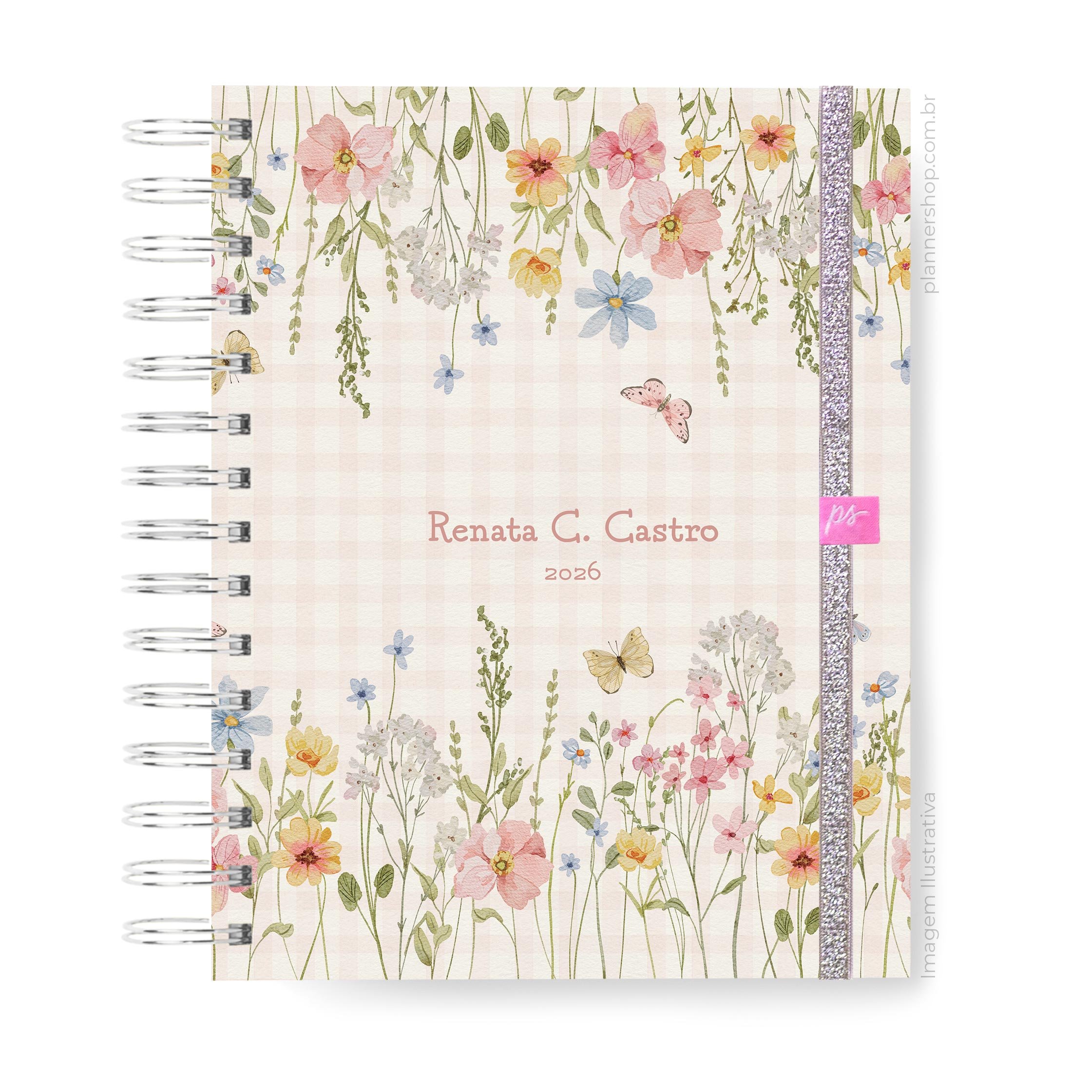 Master Planner 2026 - Floral Check | Planner Shop