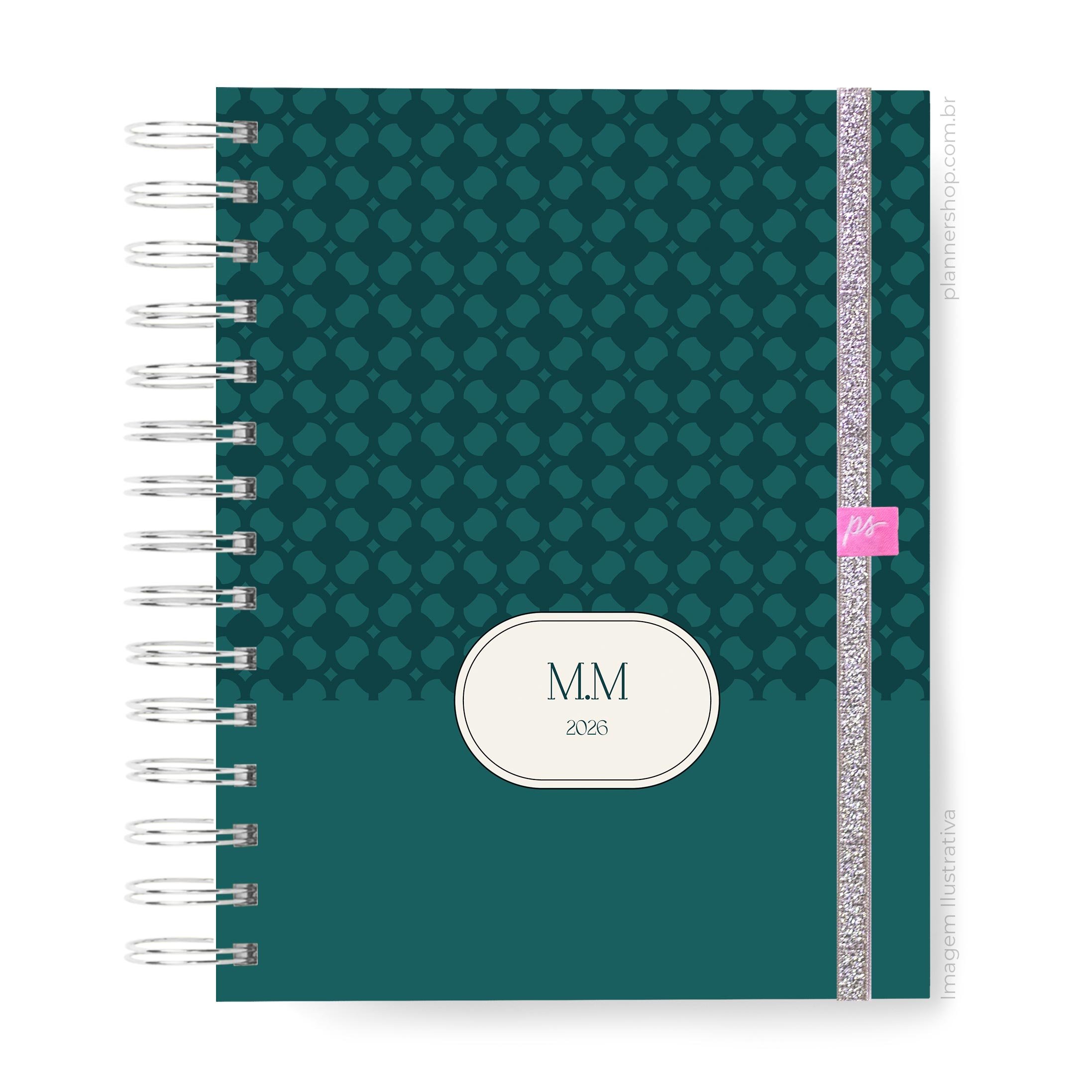 Master Planner 2026 - Emerald Grid | Planner Shop