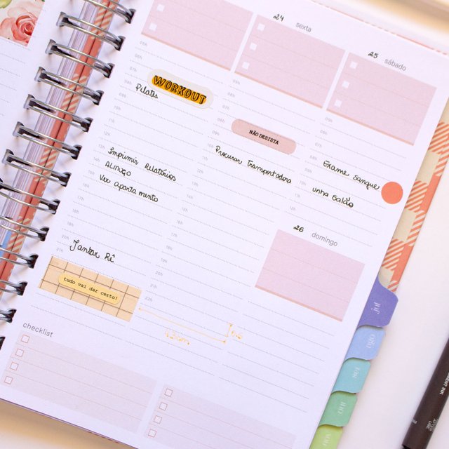 Mini Planner Permanente - Mountain Side | Planner Shop