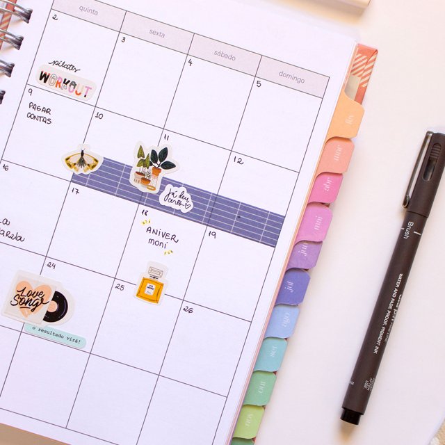 Mini Planner Permanente - Mountain Side | Planner Shop