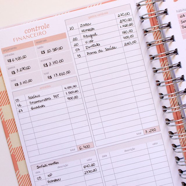 Mini Planner Permanente - Mountain Side | Planner Shop
