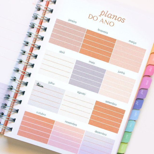 Mini Planner Permanente - Mountain Side | Planner Shop