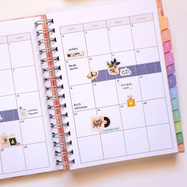 Mini Planner Permanente - Mountain Side | Planner Shop
