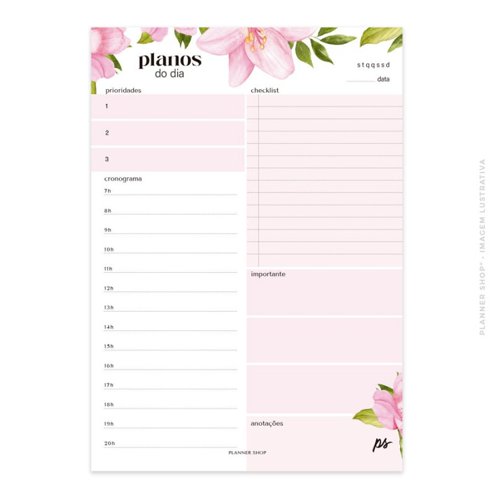 Blocos | Planner Shop