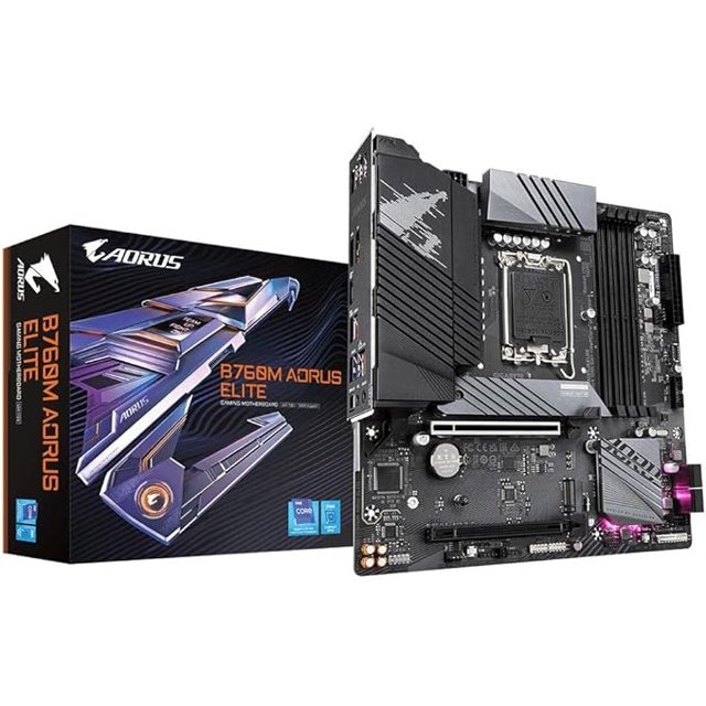Placa Mãe Gigabyte B760M AORUS ELITE (rev. 1.0), LGA 1700, DDR5 | Highlander Informatica