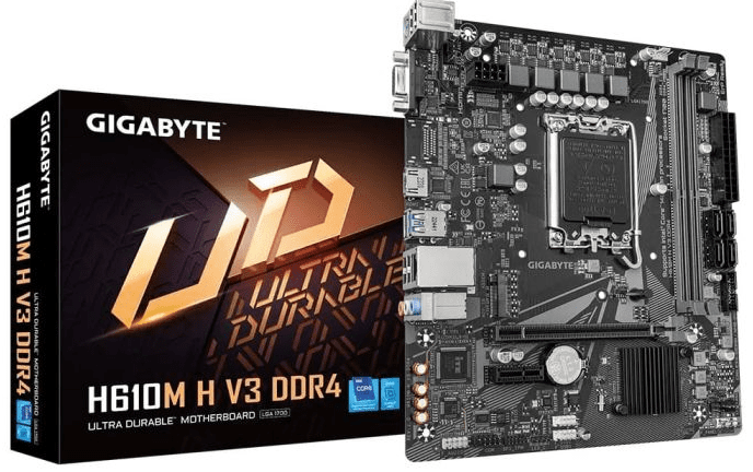 Placa Mãe Gigabyte H610M H V3 DDR4 LGA 1700 2xDDR4 Chipset H610 mATX | Highlander Informatica