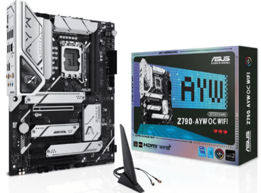 PLACA MÃE ASUS Z790 OC - AYW WIFI W, INTEL LGA 1700, ATX, WiFi DDR5 | Highlander Informatica