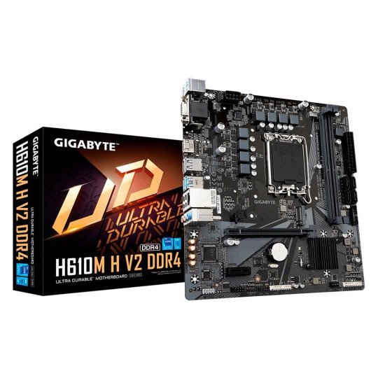 Placa Mãe Gigabyte H610M H V2, Intel LGA 1700, mATX, DDR4 | Highlander Informatica