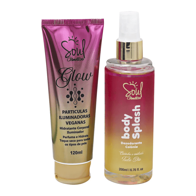 Kit Glow Soul Cosmeticos Body Splash + Hidratante Corp 120ML | Nany ...