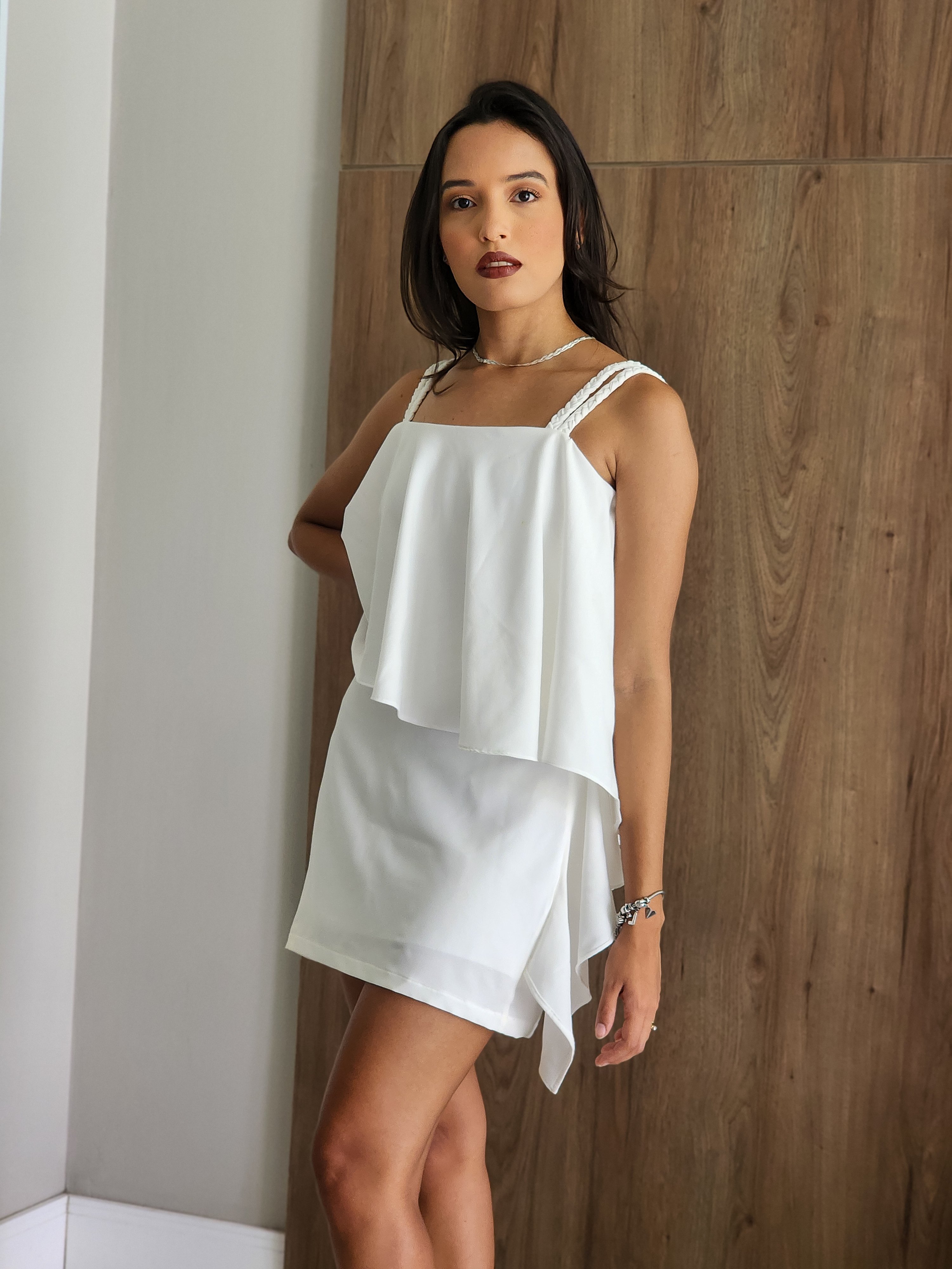 Vestido Maya Off White | AZARI BRAND