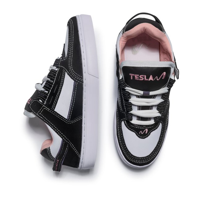 Tênis Tesla Coil Black Rose | Tesla Skate | Tênis de Skate
