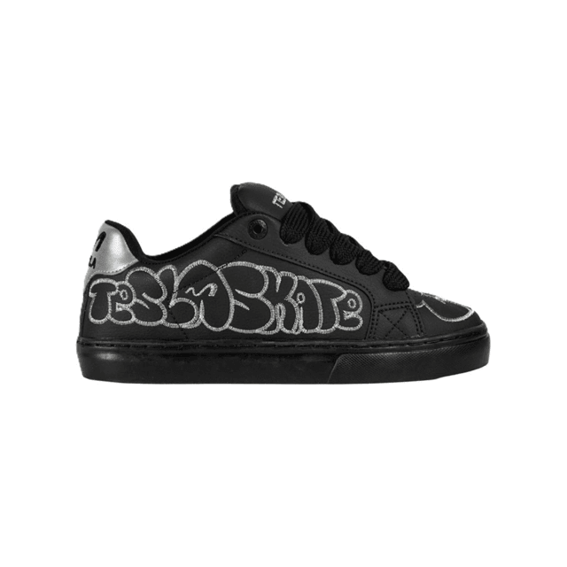 Tênis Tesla Hertz Art Black Silver | Tesla Skate | Tênis de Skate