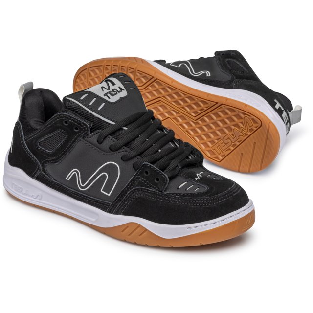 Tênis Tesla Nine Black Reflect | Tesla Skate | Tênis de Skate