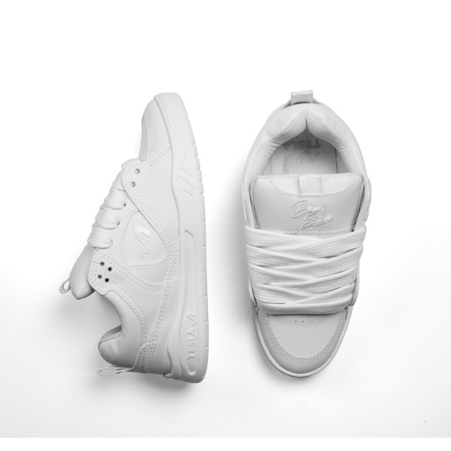 Tênis Tesla Fusion All White | Tesla Skate | Tênis de Skate
