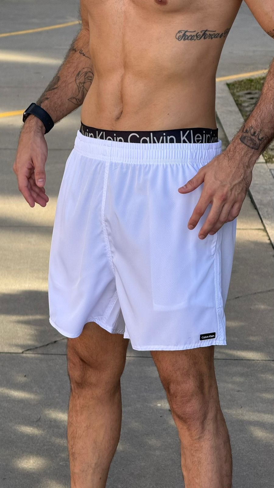 SHORT CK SWIM COS COM ELASTICO | KS LOJA