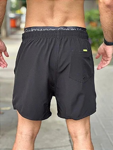 SHORT CALVIN KLEIN SWIM COS COM ELASTICO | KS LOJA