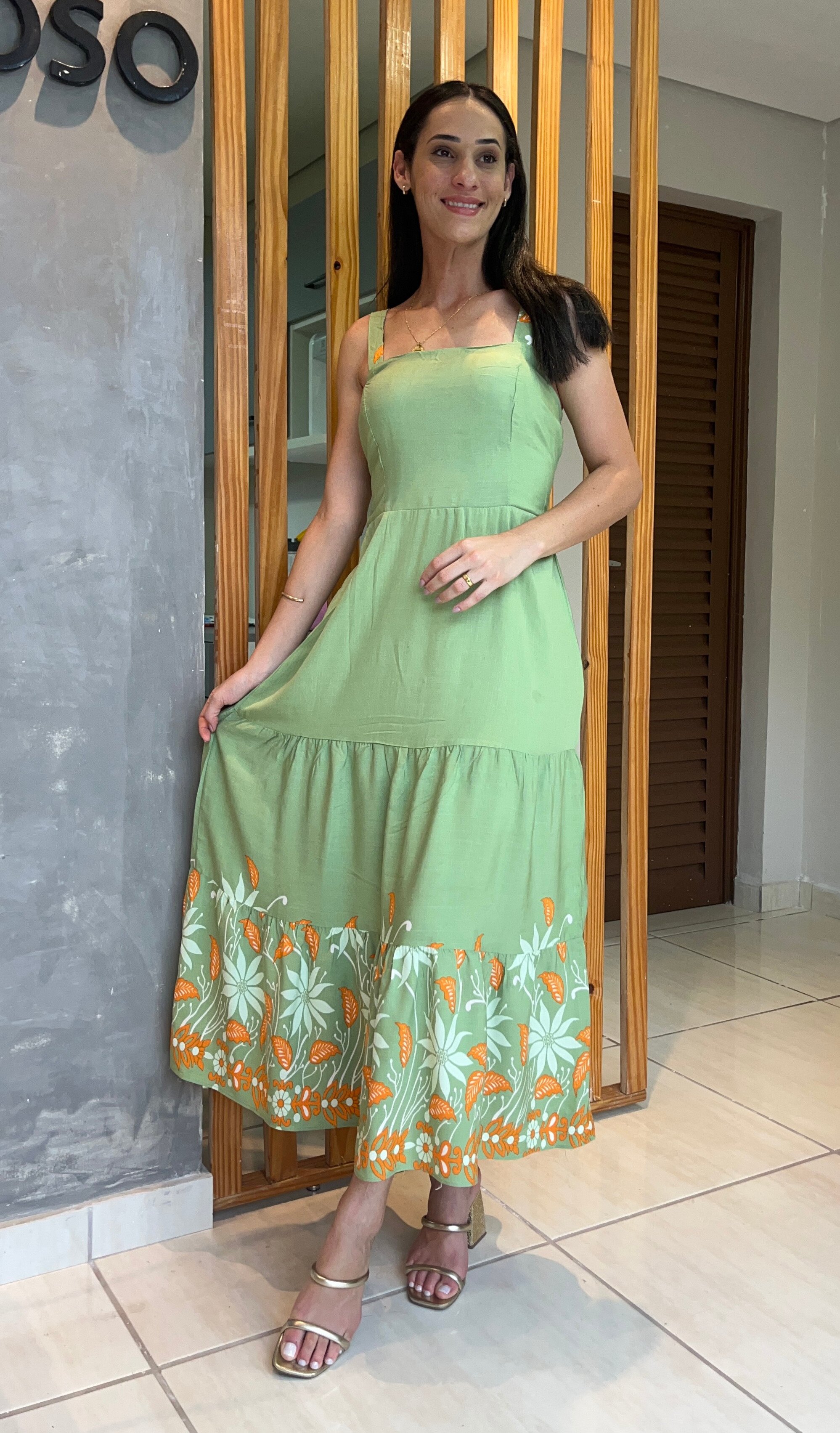 Vestido Laura Barra Floral | Léia Veloso