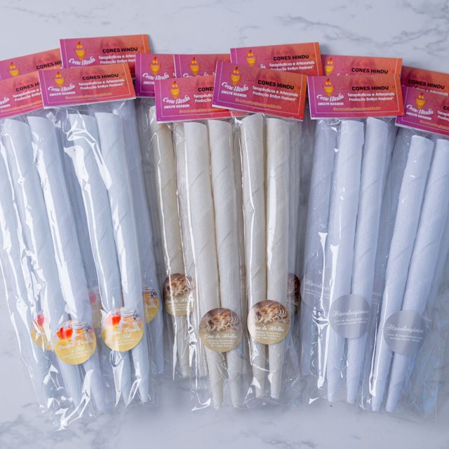 KIT CONE HINDU INICIANTES (15 PARES) | Loja Cone Hindu