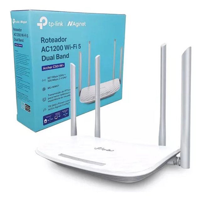 ROTEADOR WIRELESS DUAL BAND AC1200 ARCHER C20 PRESET TP-LINK | Compujob RS
