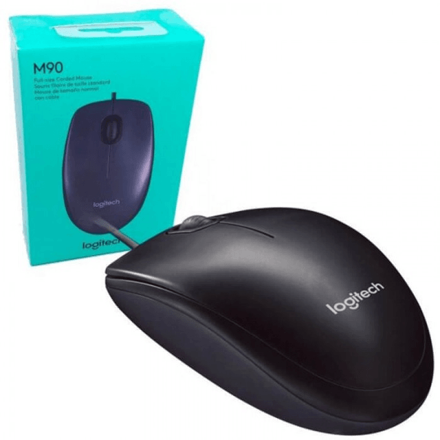 MOUSE OPTICO M90 PRETO LOGITECH | Compujob RS