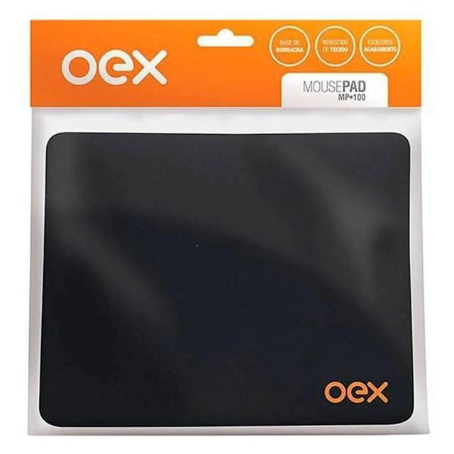 MOUSE PAD STANDARD MP100 PRETO 48.5200 OEX | Compujob RS