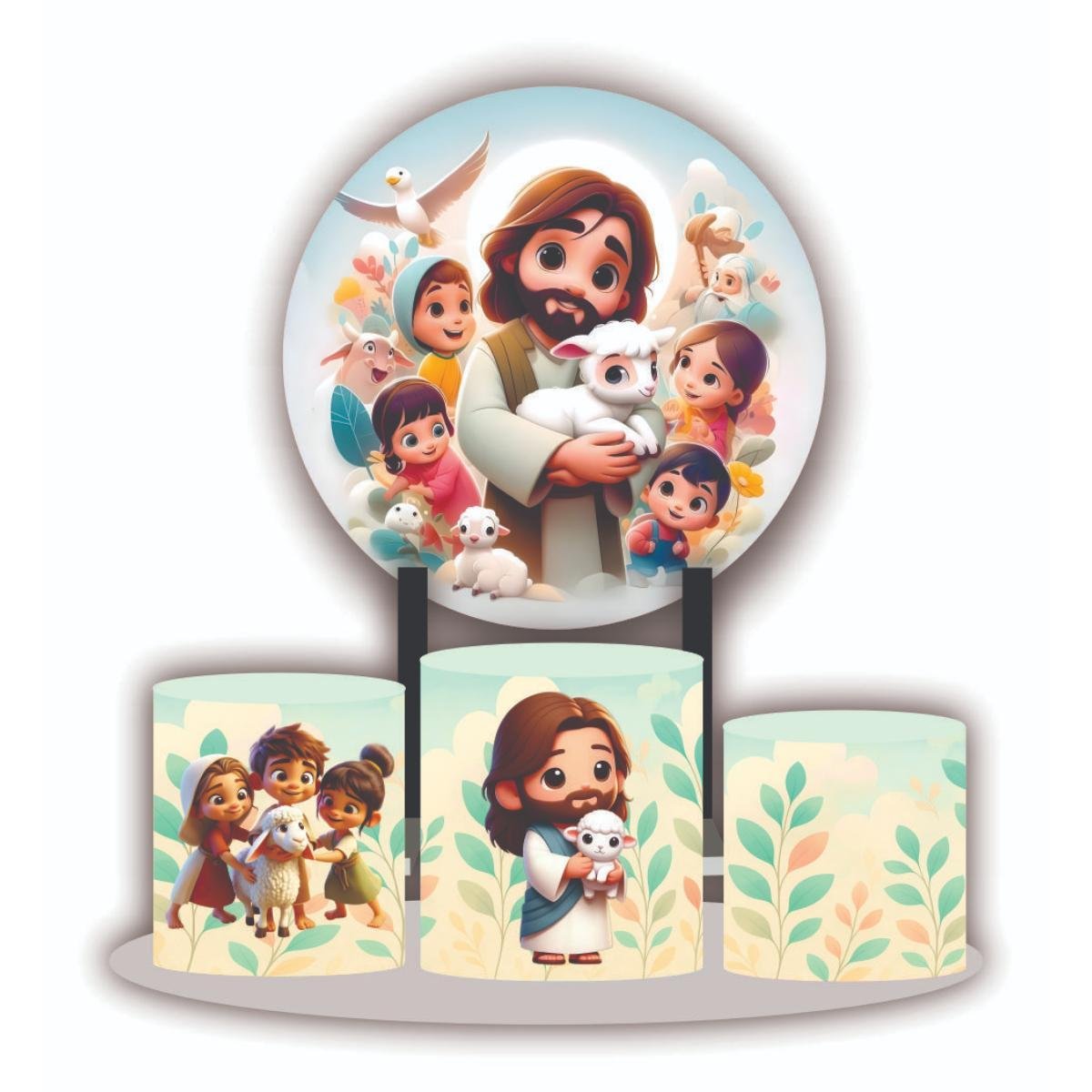 Capas para pegue e monte - JESUS E AS CRIANÇAS MODELO 1 | Estilo Camisetas