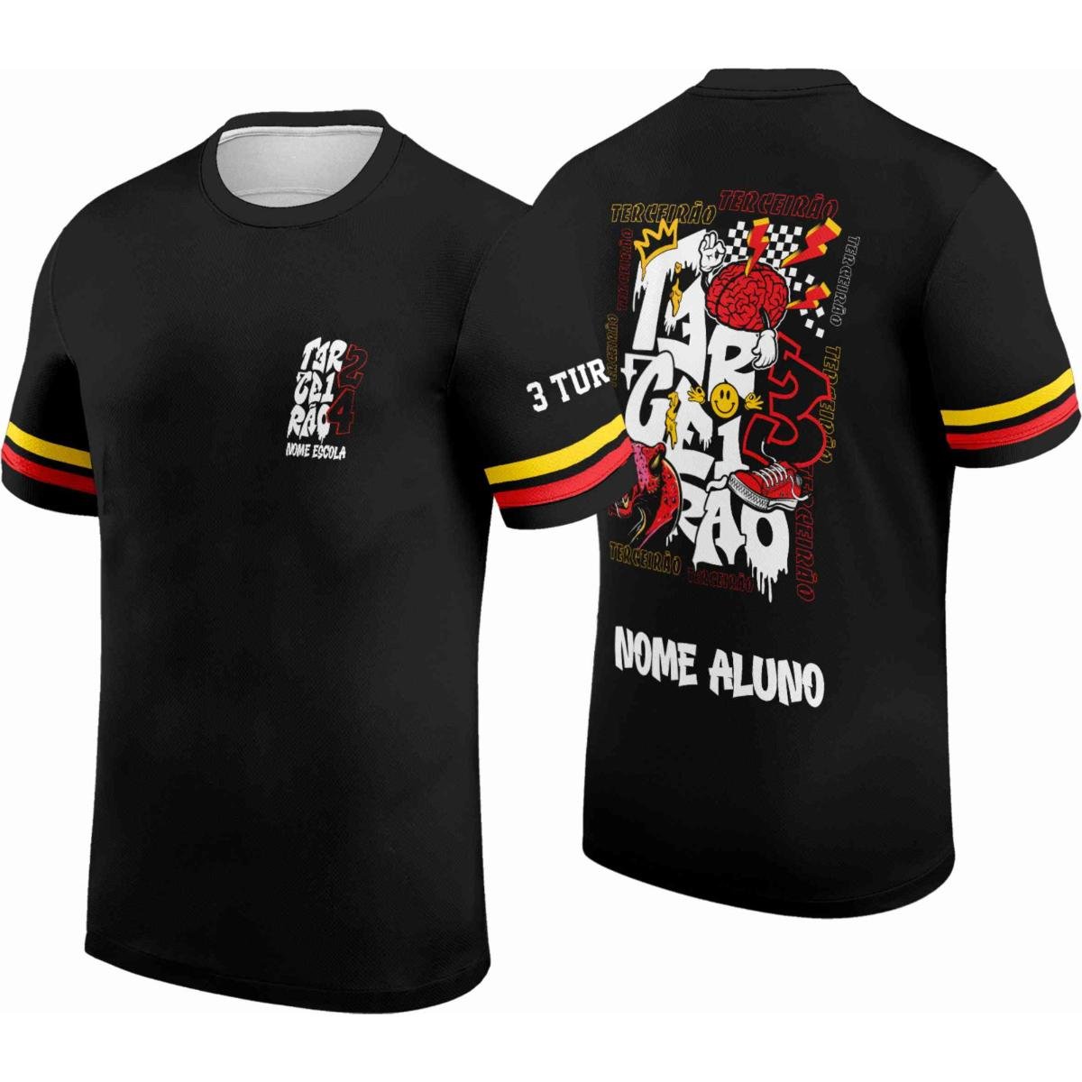 Camisas Formandos Terceirão Interclasse Modelo 8 | Estilo Camisetas