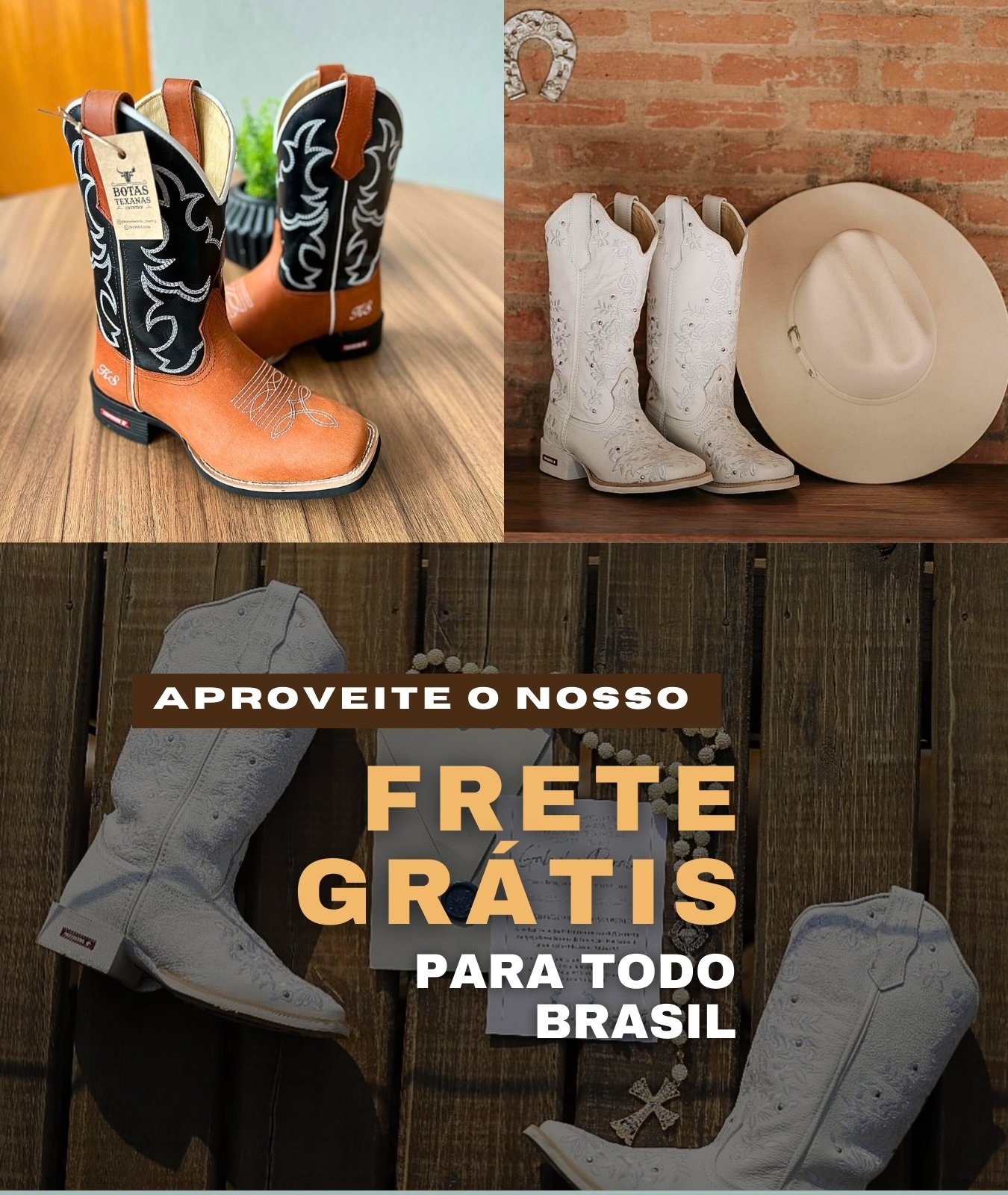 Botas Texanas Country