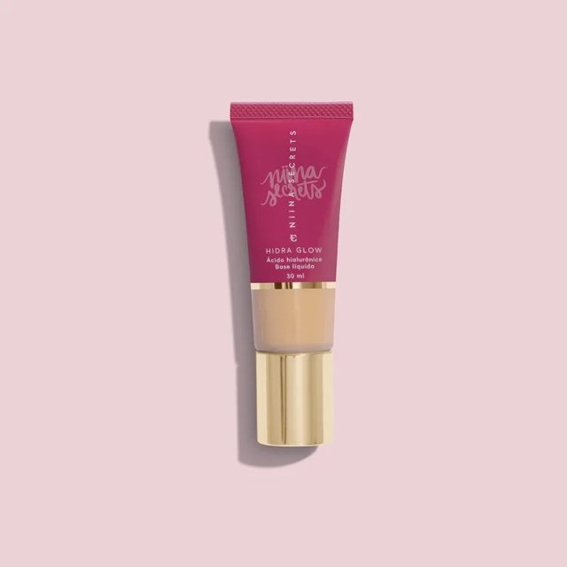 Base Líquida Niina Secrets Hidra Glow Cor 25 30ml | Pri Torniche Cosméticos