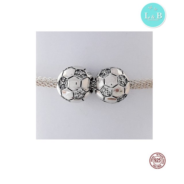 Berloque I Love Futebol em Prata 925 | L&B Acessórios