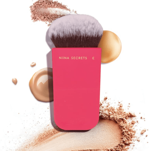PINCEL MULTF PINK SHAPE NIINA SECRETS | Entre Elas Cosméticos