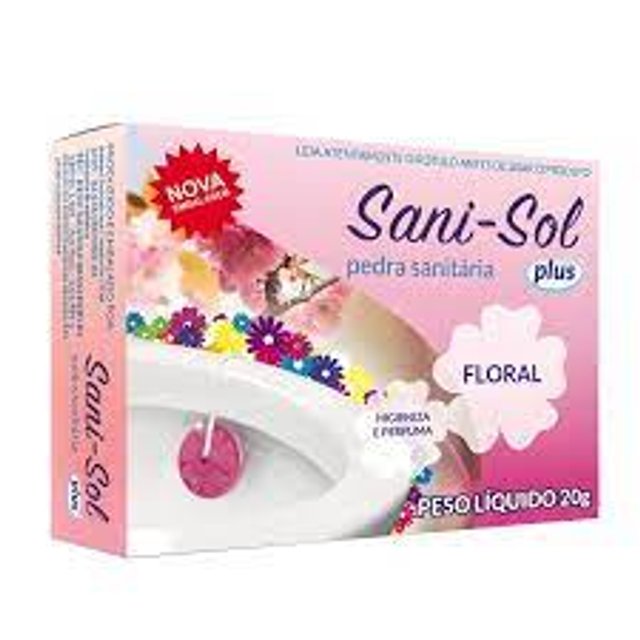 PEDRA SANITARIA FLORAL 20 GR SANI-SOL | Conesul