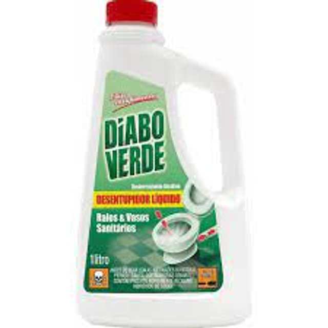 DESENTUPIDOR LÍQUIDO DIABO VERDE 1 LITRO | Conesul